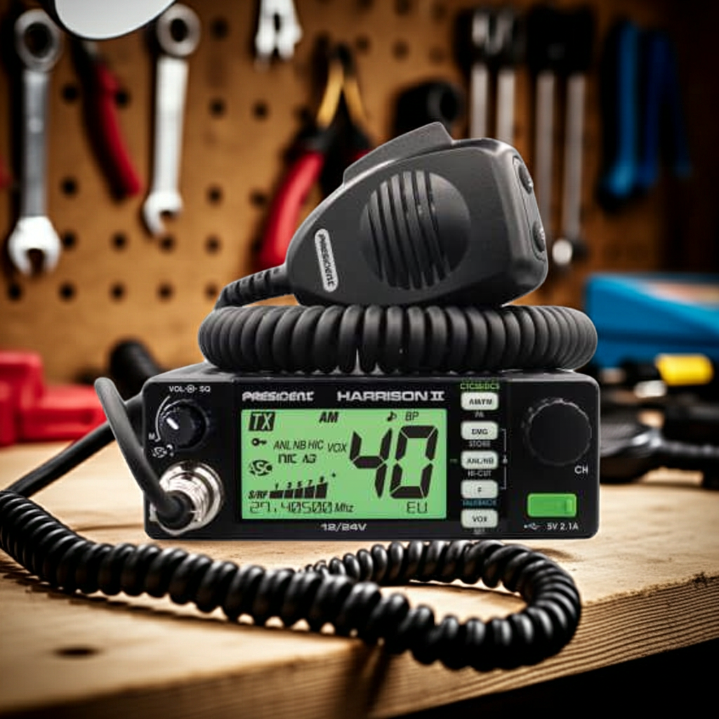 President Harrison II CB Radio – AM/FM, LCD, Radioworld UK