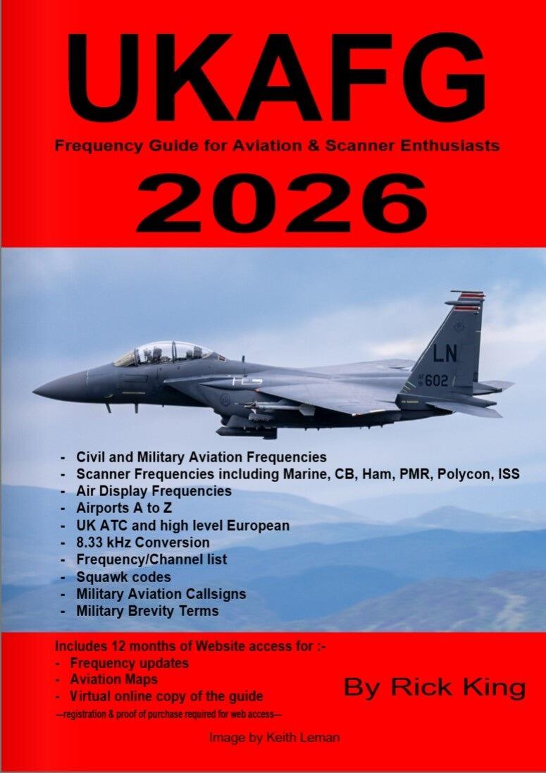 UKAFG 2026 UK Civil & Military Frequency Guide – Latest UK Radio ...