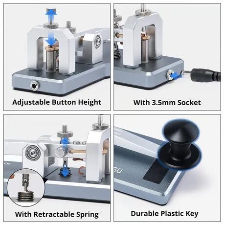 Xiegu VK-5 CW Straight Key – Manual Morse Key | Radioworld UK