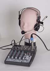 WATSON W-184MX-I Combined Headset & Mixer for 8pin round - radio