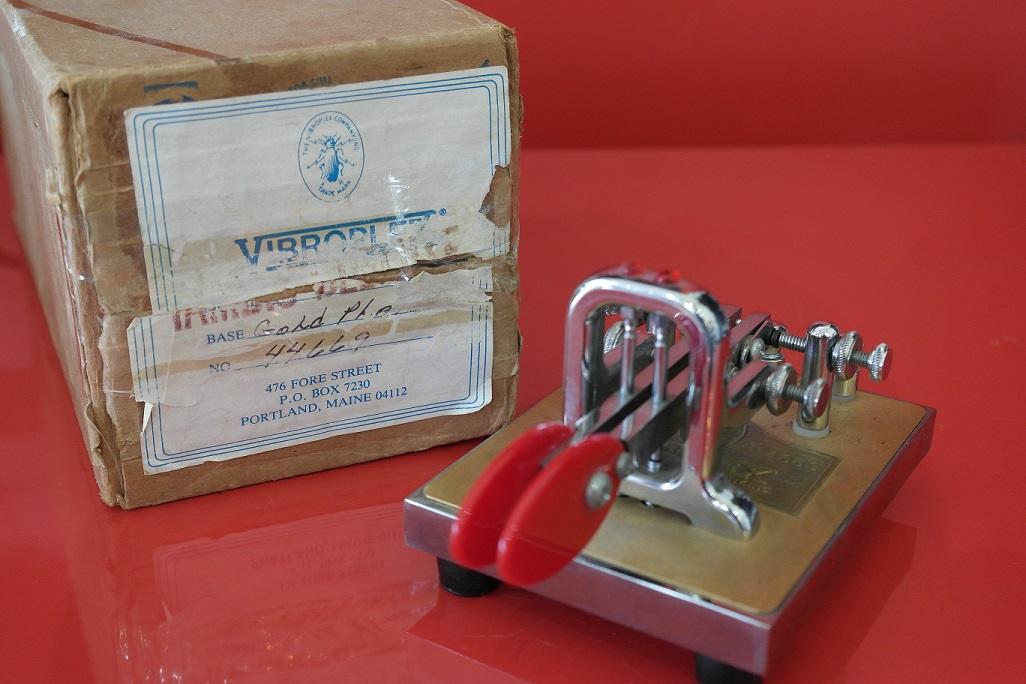 Second Hand Vibroplex Iambic Presentation Morse Key - RW UK