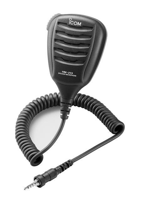 Icom HM-213 waterproof speaker microphone at Radioworld UK