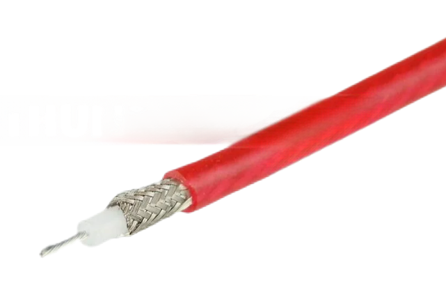 Rg58 cu military spec coaxial cable in red is a top-quality 50-ohm ...