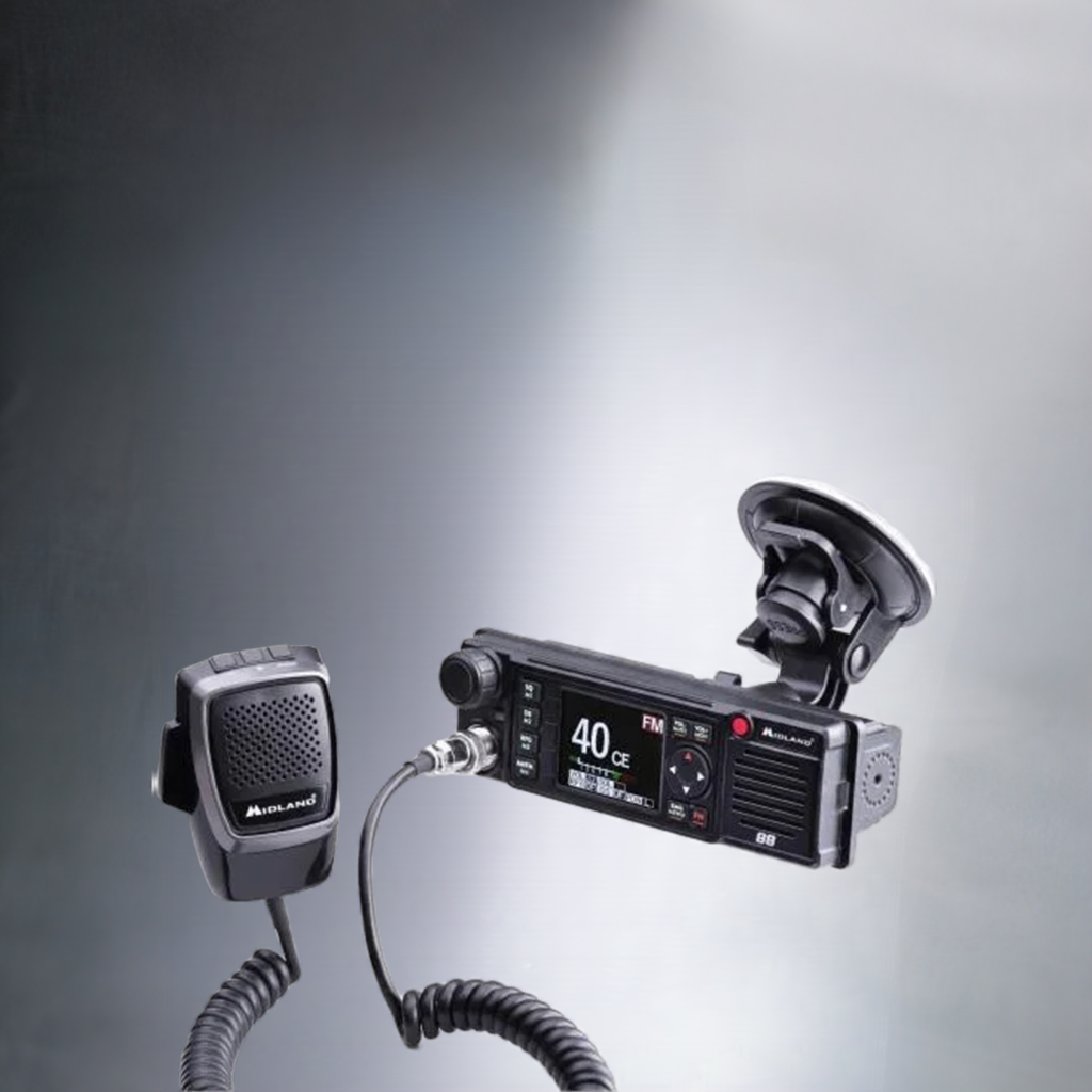 Midland 88 universal mount cb radio - mount on any surface or in a din ...