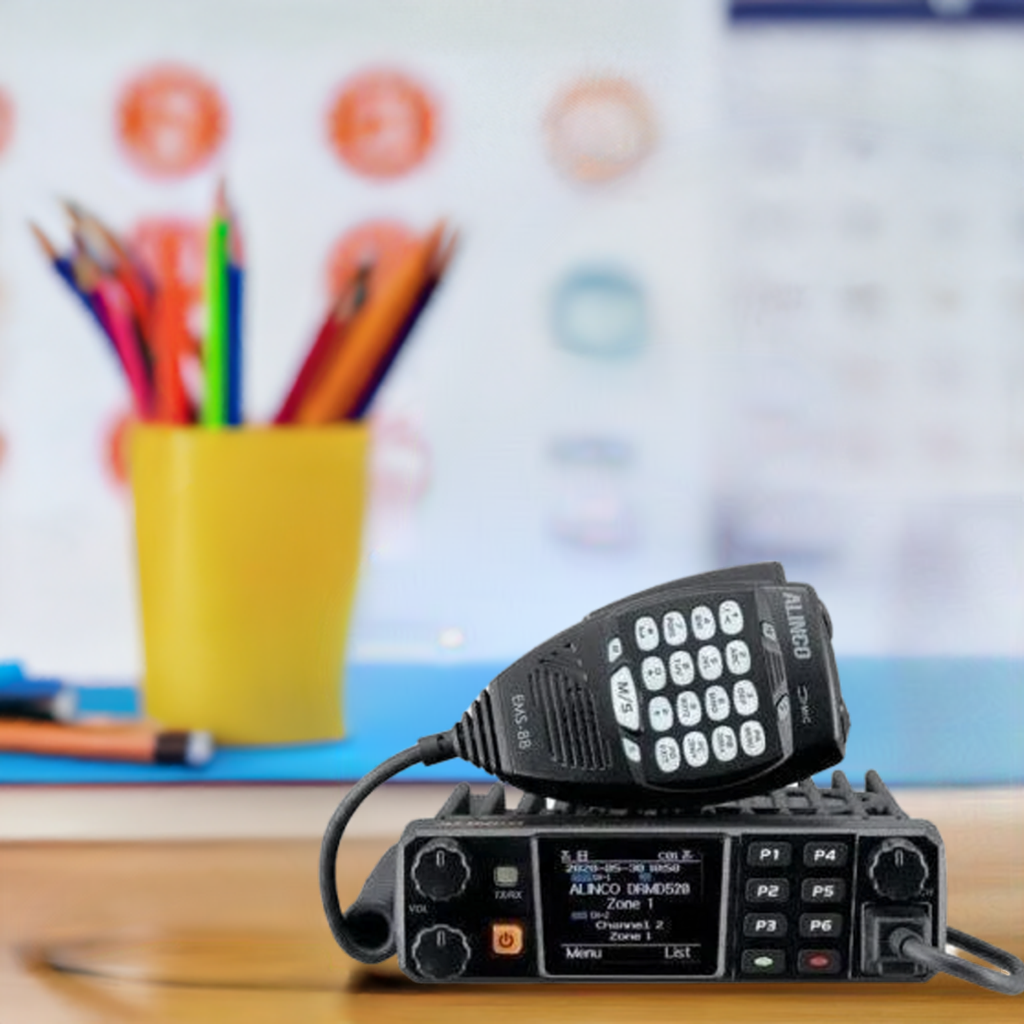 Alinco DR-MD520E, dual band 145/433MHz DMR mobile transceiver with GPS - Radioworld UK