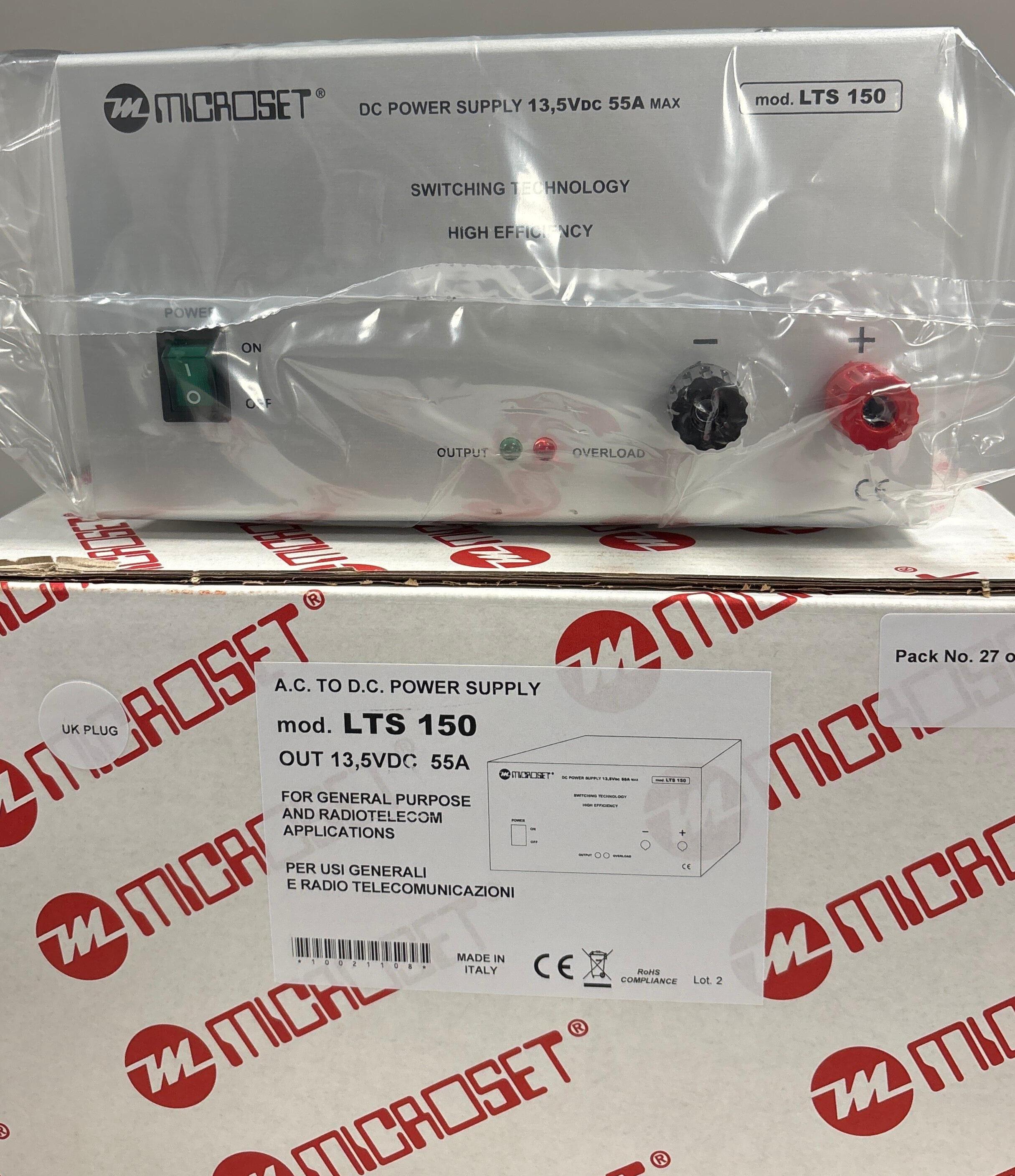 Microset LTS-150 55 Amp Switch Power Supply - Radioworld UK