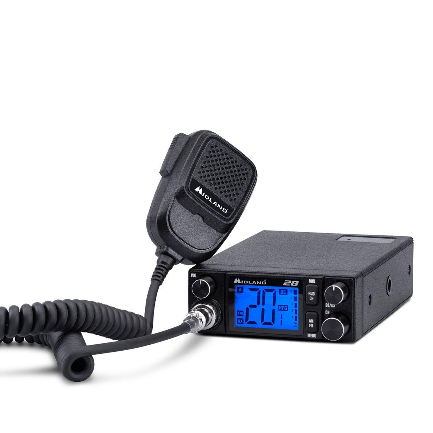 Midland 28 CB 27 MHz AM/FM Transceiver - Buy at RadioWorld.co.uk