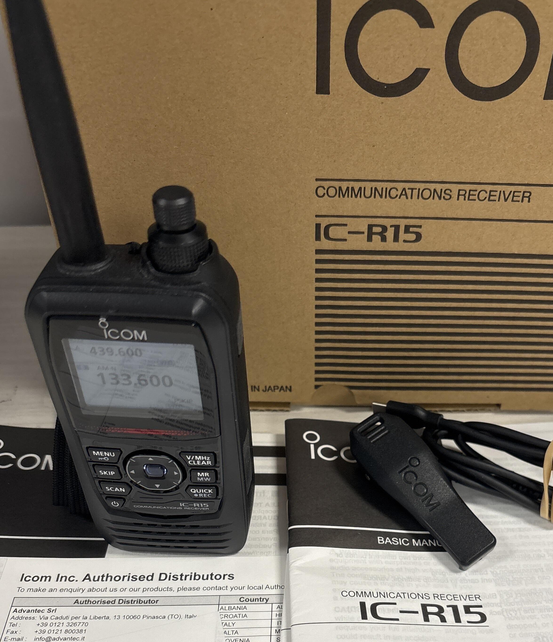 Second Hand Icom ic-r15 wideband receiver - Radioworld UK