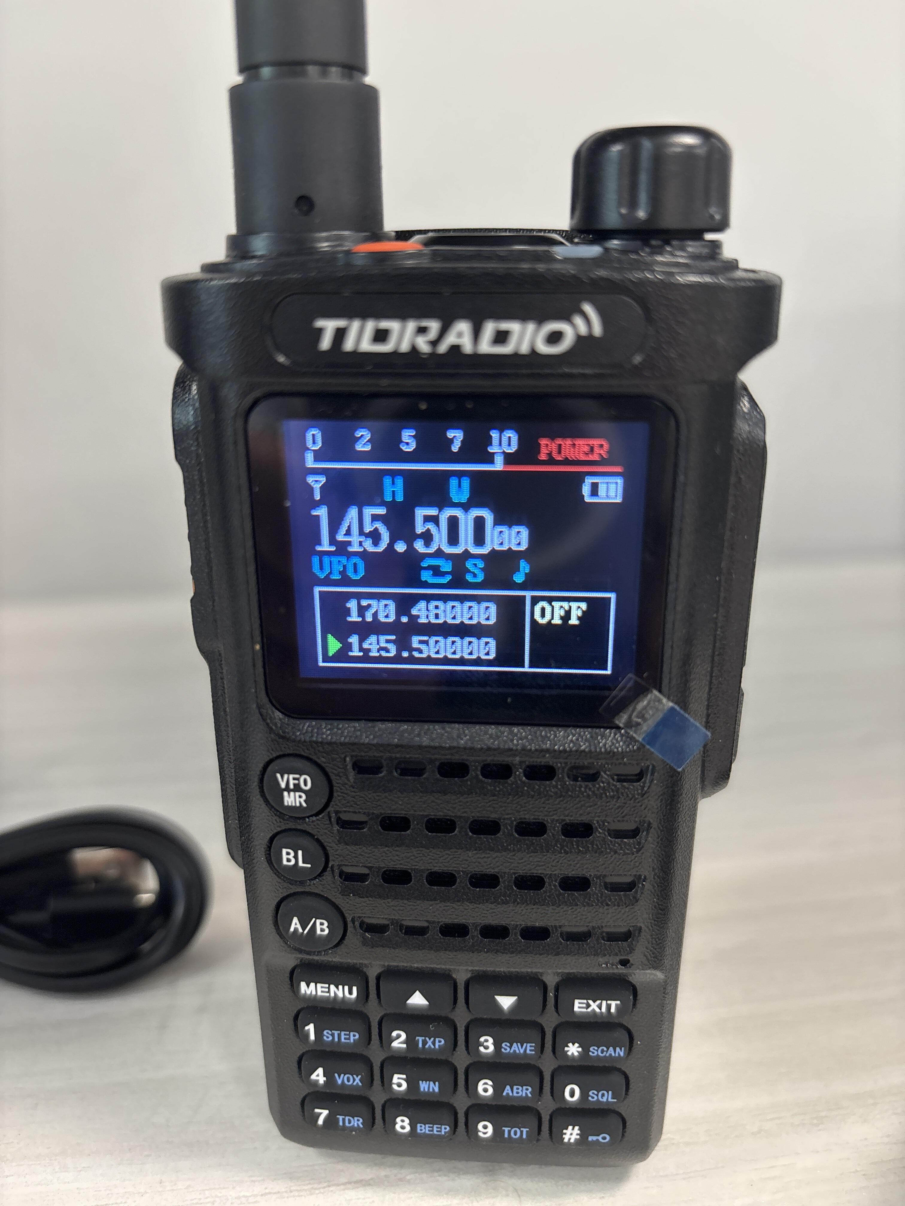 TIDRADIO TD-H8 10W Dual Band Radio with Bluetooth – Radioworld UK