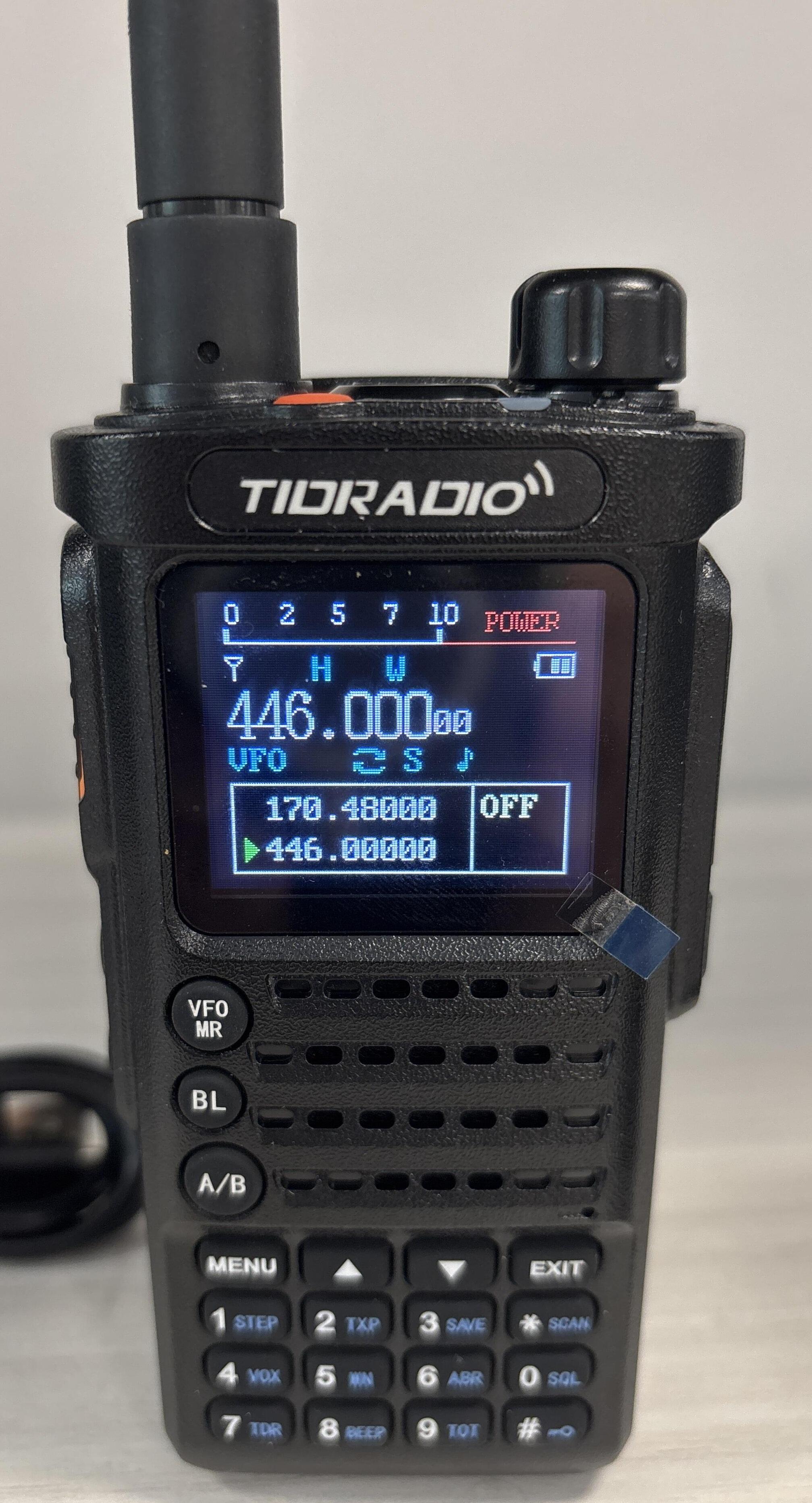 TIDRADIO TD-H8 10W Dual Band Radio with Bluetooth – Radioworld UK