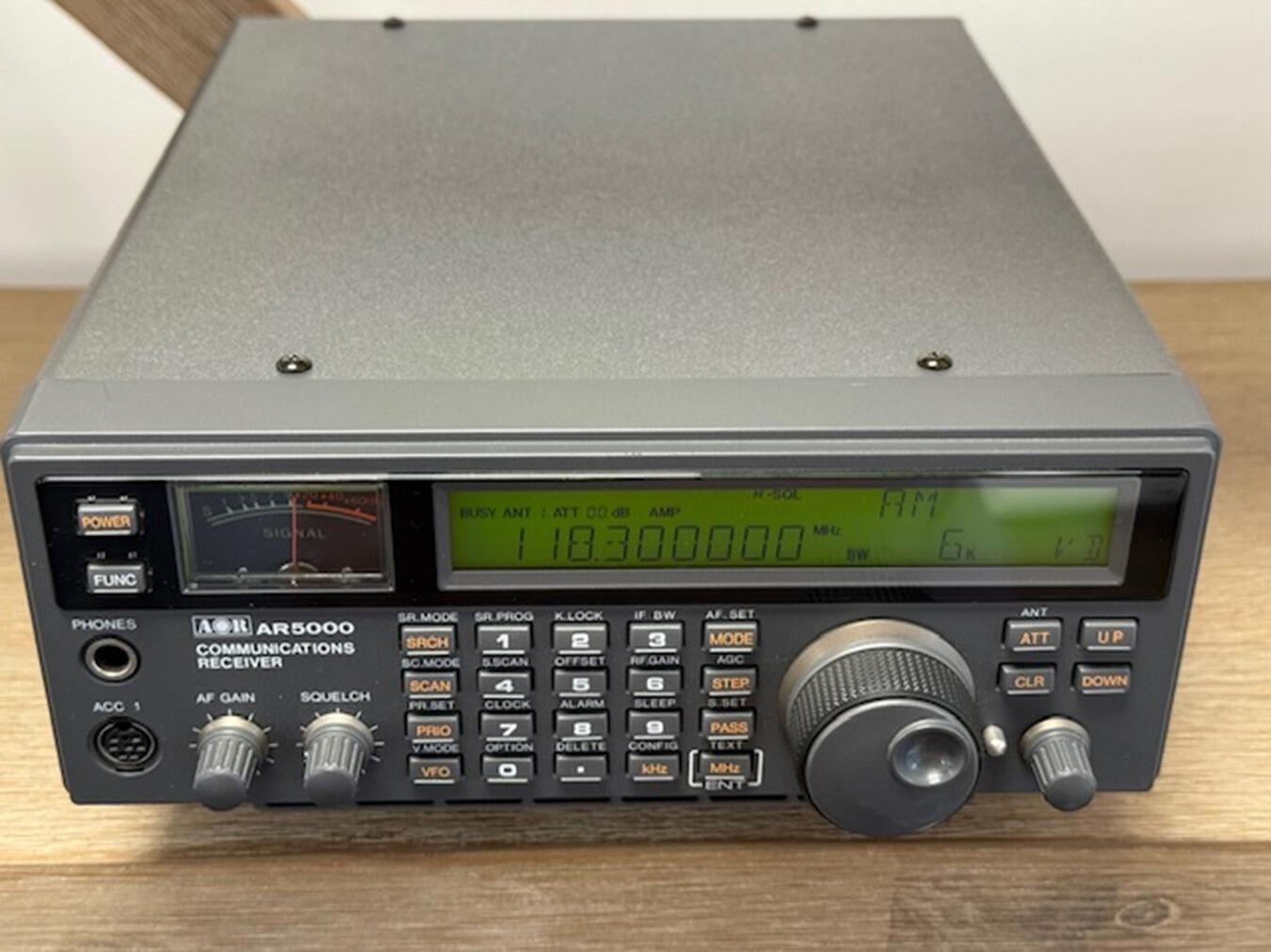 Second Hand AOR AR‑5000 Wide‑Band All‑Mode Receiver • 10 kHz–2600 MHz Used