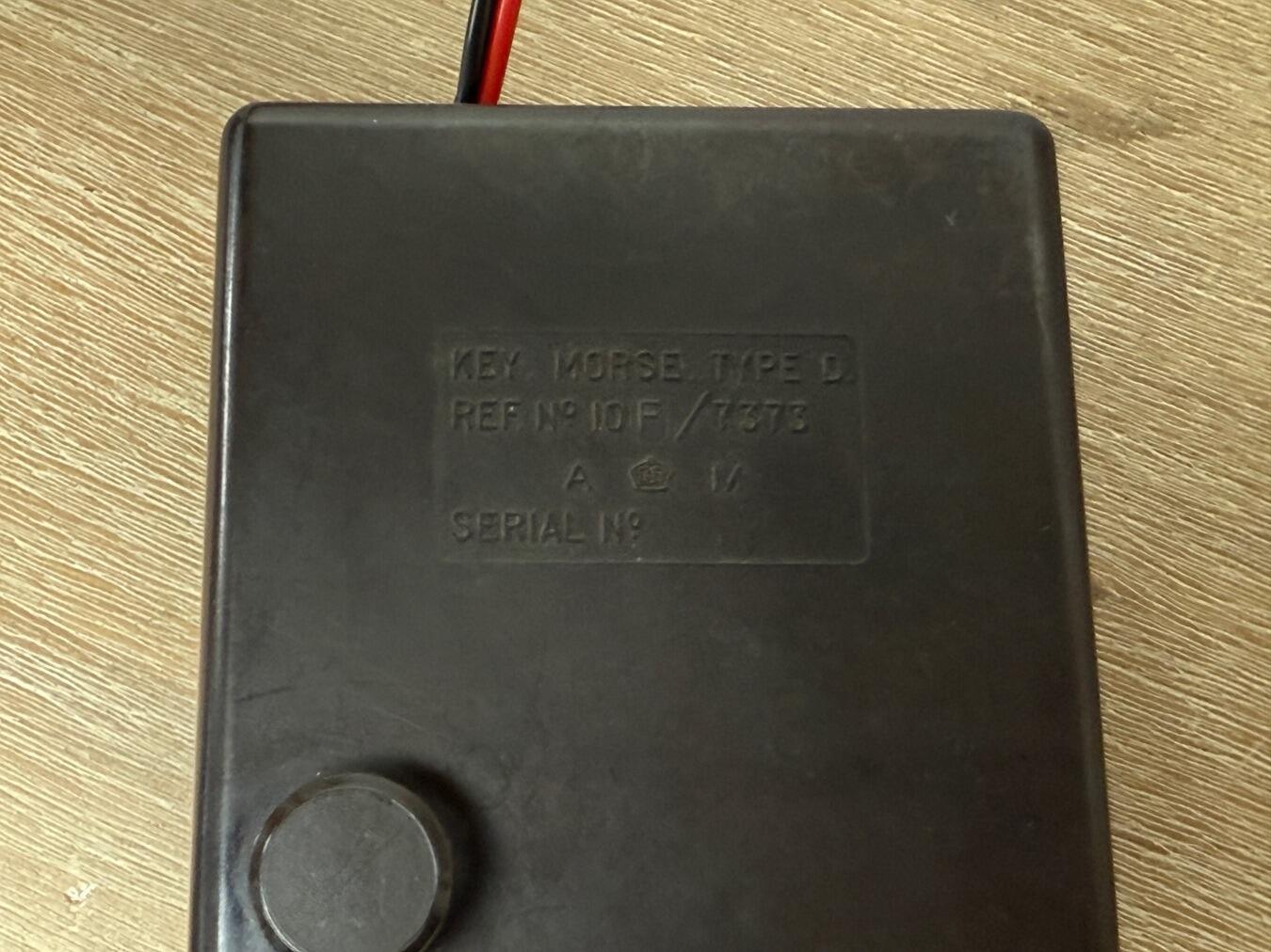 Second Hand Marconi RAF Type D Straight Morse Key – Classic Military CW Key