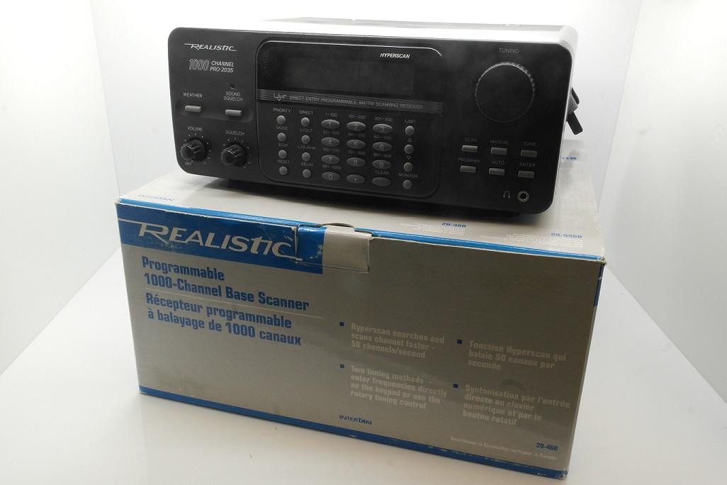 Second Hand realistic Pro-2035 1000 channel scanner - radioworld