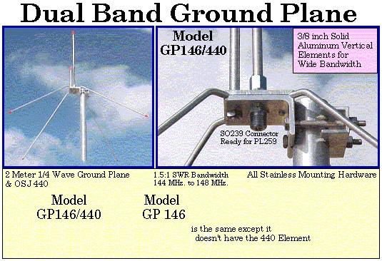 Arrow Antenna GP146, 440 - 1/4 Wave Dual Band Ground Plane - Radioworld UK