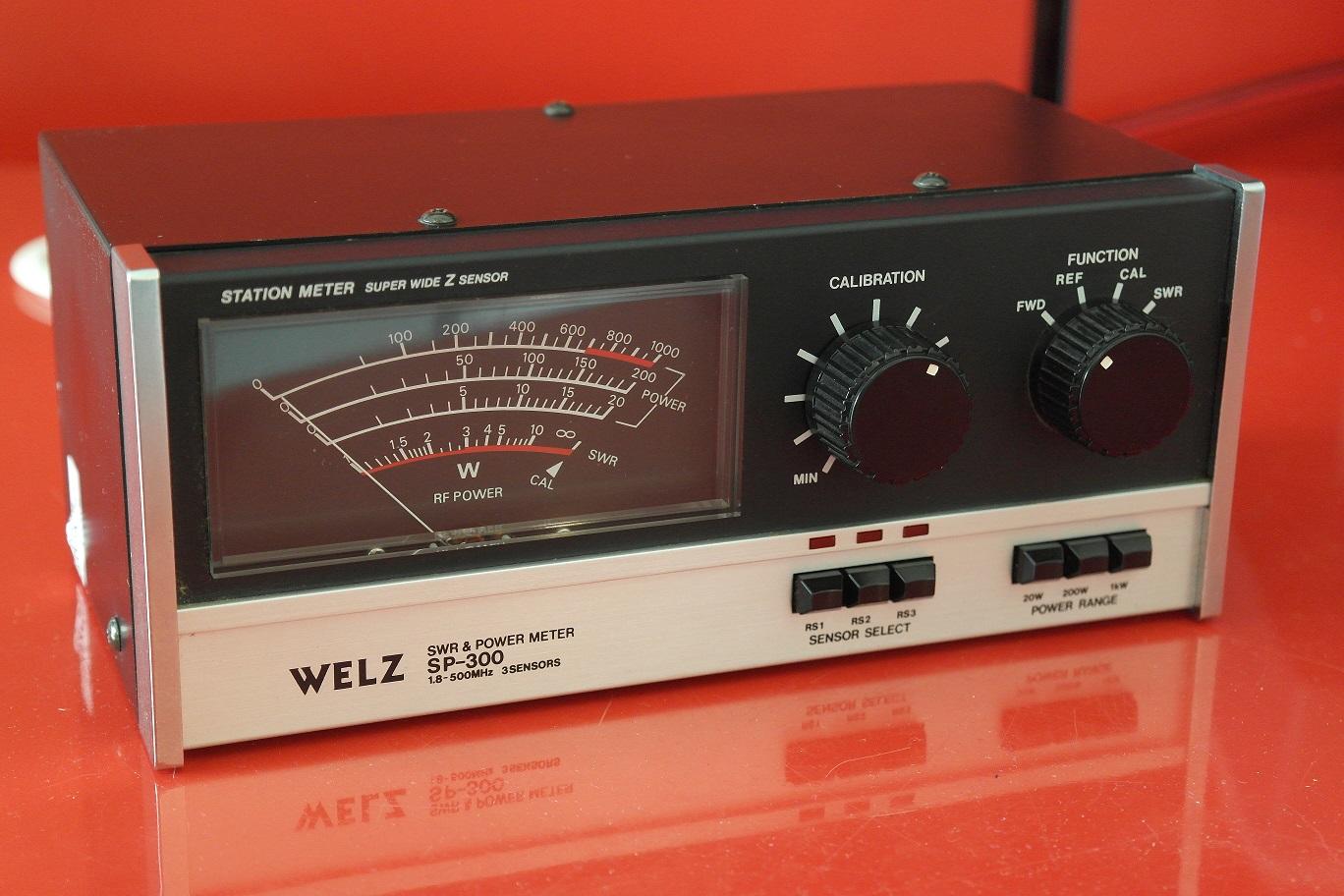 Second Hand WELZ SP300 HF VHF UHF SWR Power Meter - RW UK