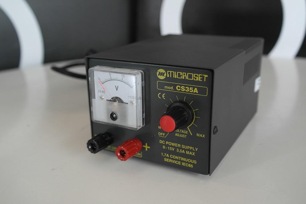 Second Hand Microset CS35A 2 Amp Linear Power Supply with Adjustable ...