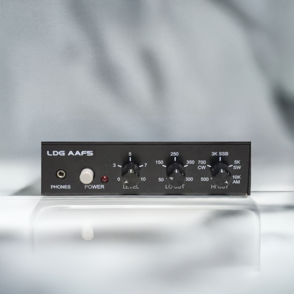 LDG AAF5 Analog Audio Filter enhancing the audio quality of receiving ...