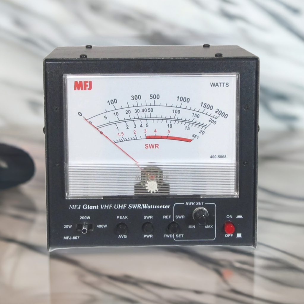 Mfj-867 - VHF/UHF giant SWR/Wattmeter is available at Radioworld UK.
