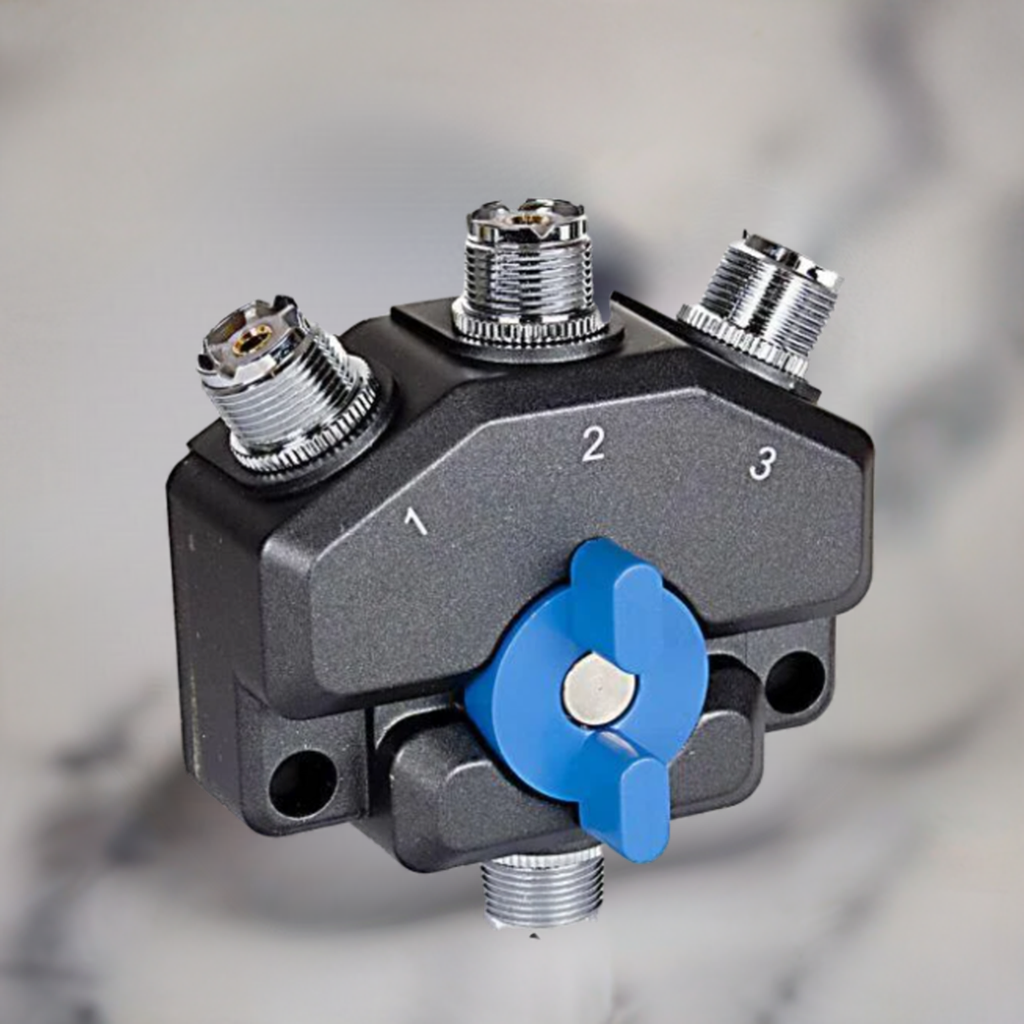 Sharman AV-SW3M – 3-Way SO239 Coax Switch, DC–800MHz, 1.5kW - Radioworld UK