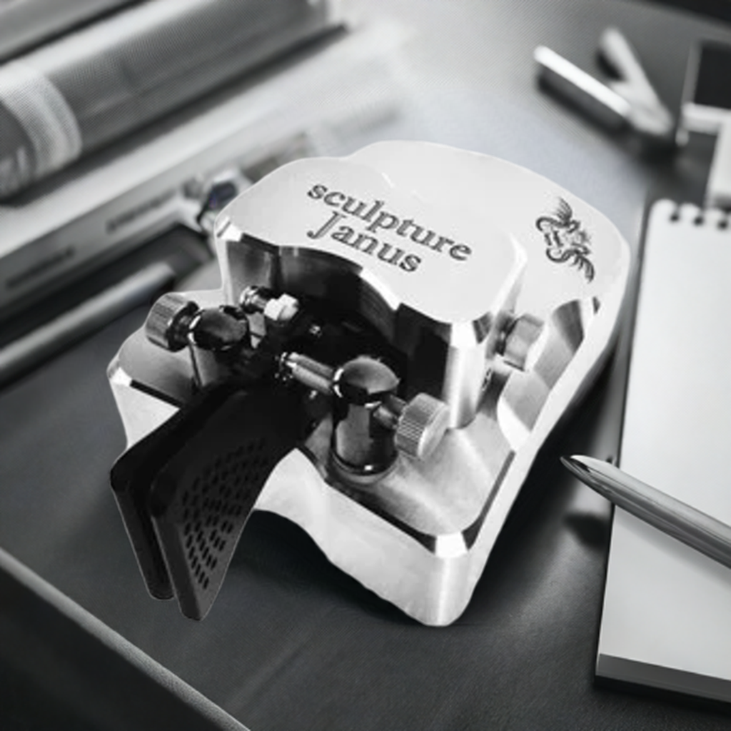 Begali sculpture Janus dual paddle Morse key is a finely crafted ...