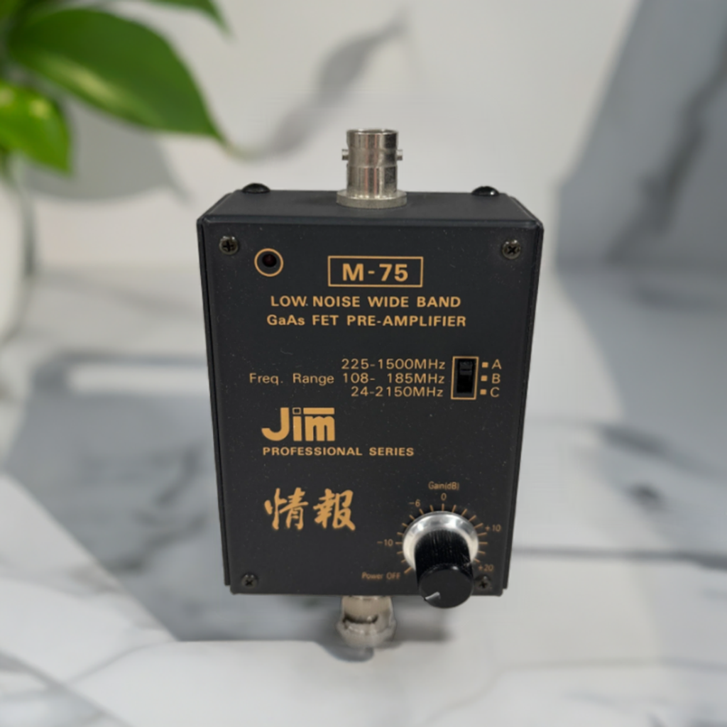 Second Hand Jim M-75 Preamp For Airband Scanners - Radioworld UK