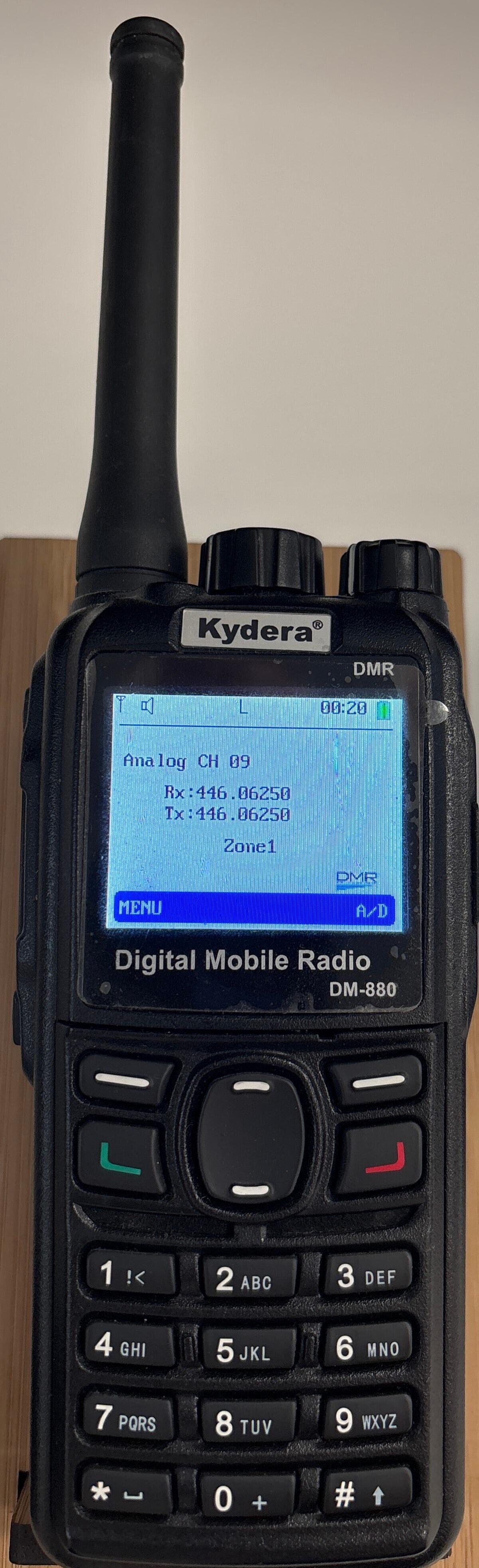 Second Hand Kydera DR-880 UHF Analog/Digital 5 Watt DMR Portable Radio ...