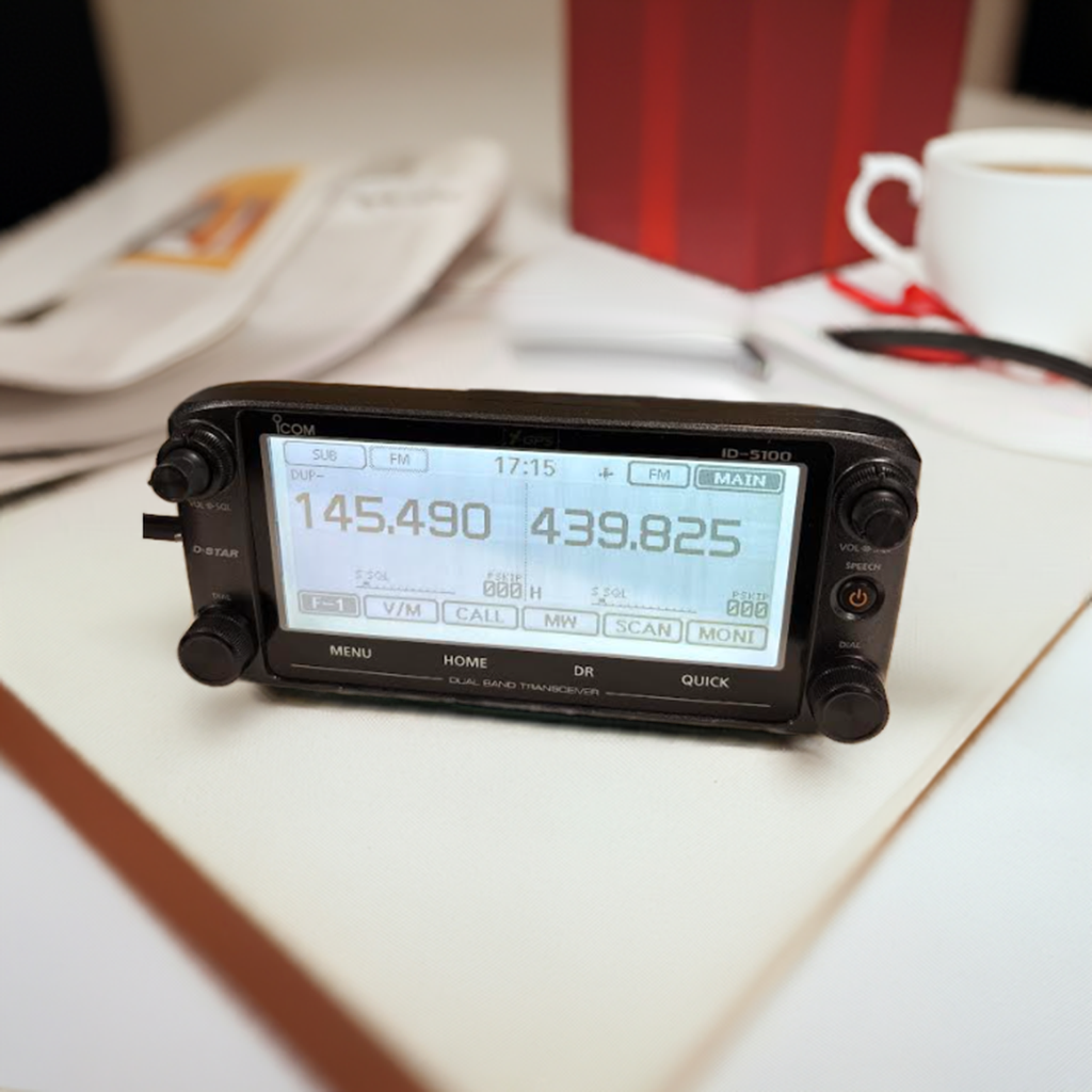 Second-hand Icom ID-5100A dual band D-Star mobile transceiver ...