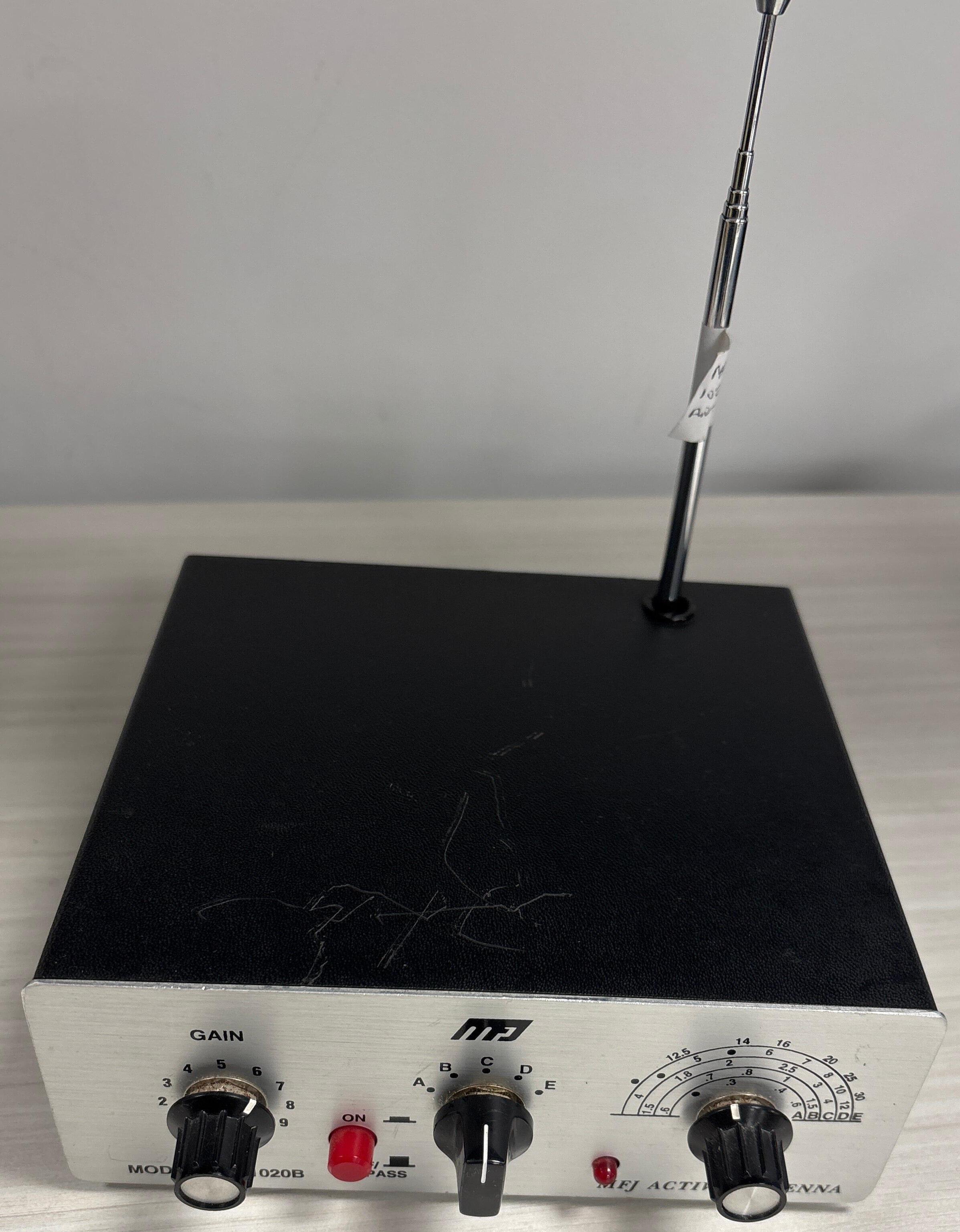 Second Hand MFJ-1020B Active Antenna coverage across five bands ...