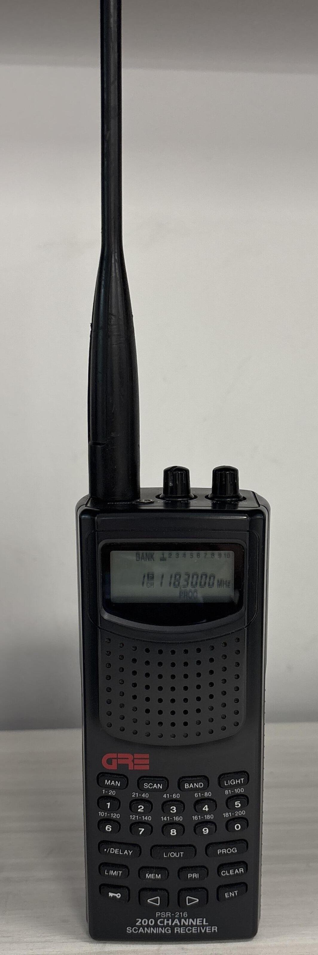 Second Hand PSR-216 Handheld Scanner – 200 Channel AM/FM Receiver ...