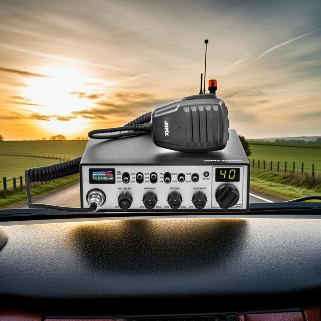 Jopix 900PRO CB Radio – Multi-Standard AM/FM Mobile Transceiver ...