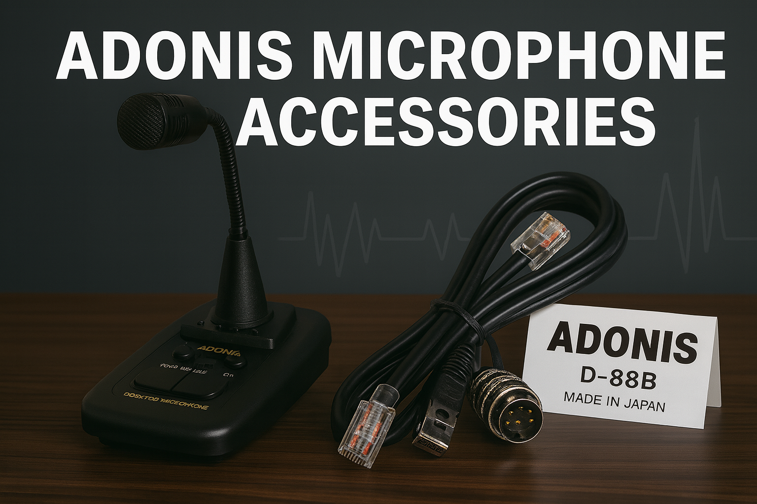 Adonis Microphone Accessories – Cables, Echo Units & Leads | Radioworld UK