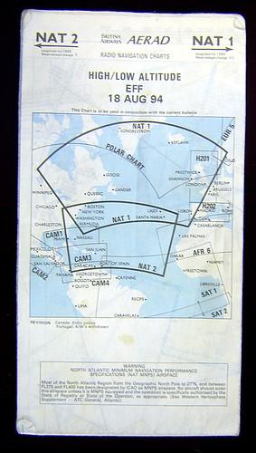 Second Hand AERAD Chart 1994 - radioworld
