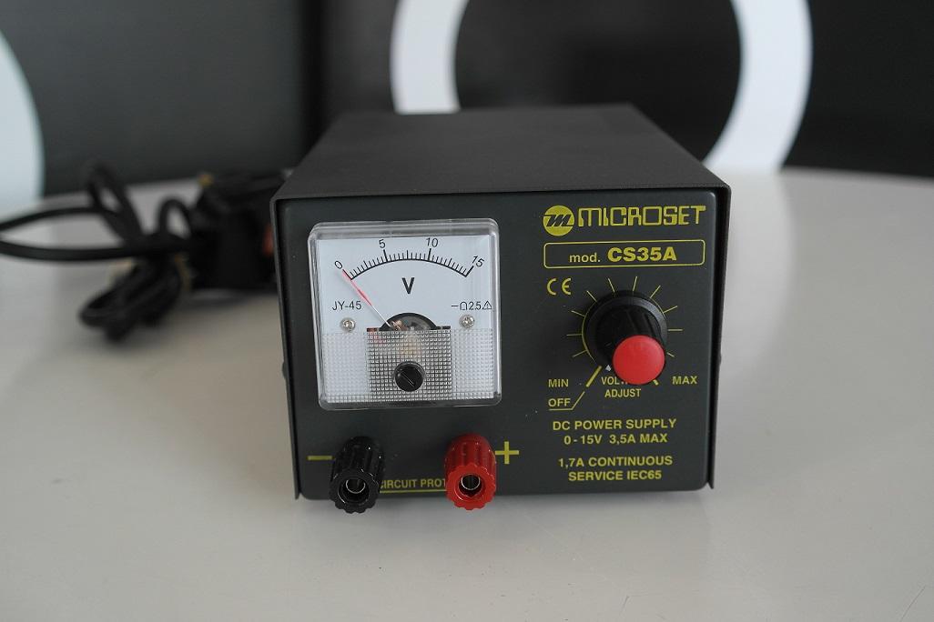 Second Hand Microset CS35A 2 Amp Linear Power Supply with Adjustable ...