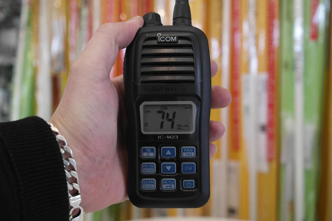 Second Hand Icom IC-M23 VHF Marine Handheld Transceiver - Radioworld UK