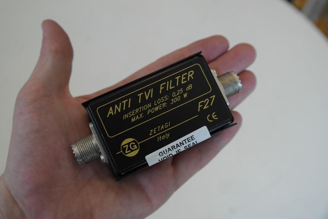Second Hand Zetagi F27 Low Pass TVI Interference Filter - Radioworld UK