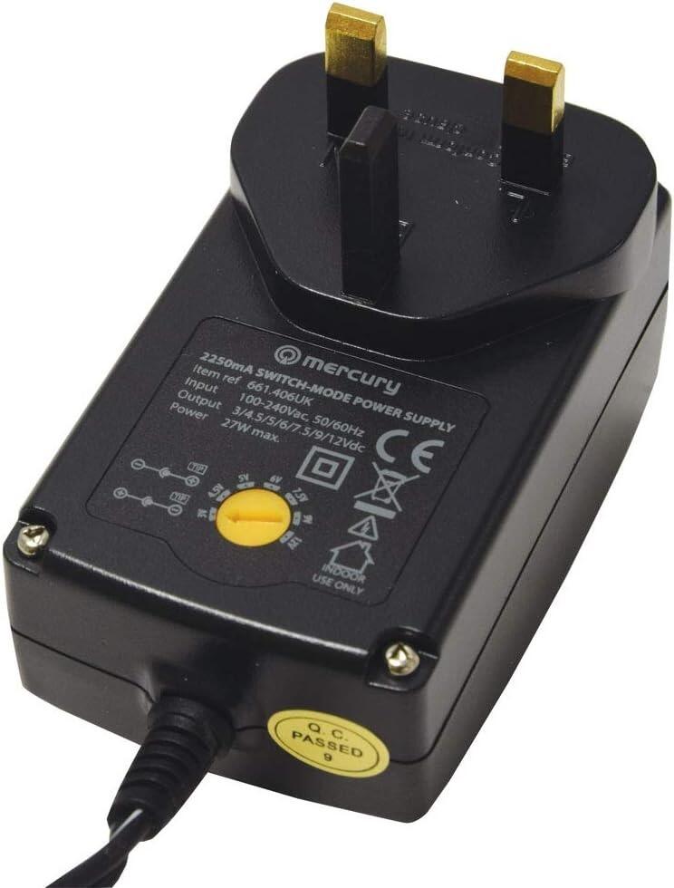 Mercury 2.25A Energy Efficient Switch Mode Power Supply – UK Plug ...