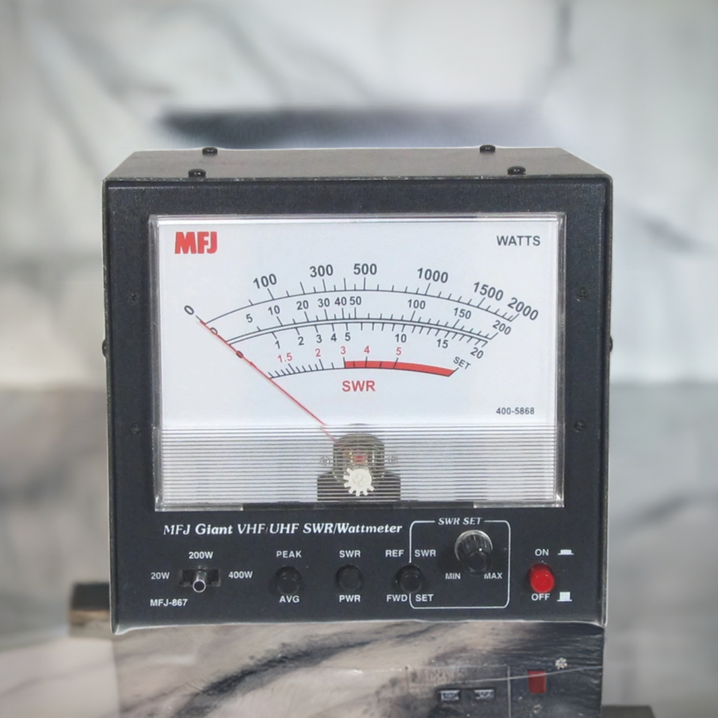Mfj-867 - VHF/UHF giant SWR/Wattmeter is available at Radioworld UK.