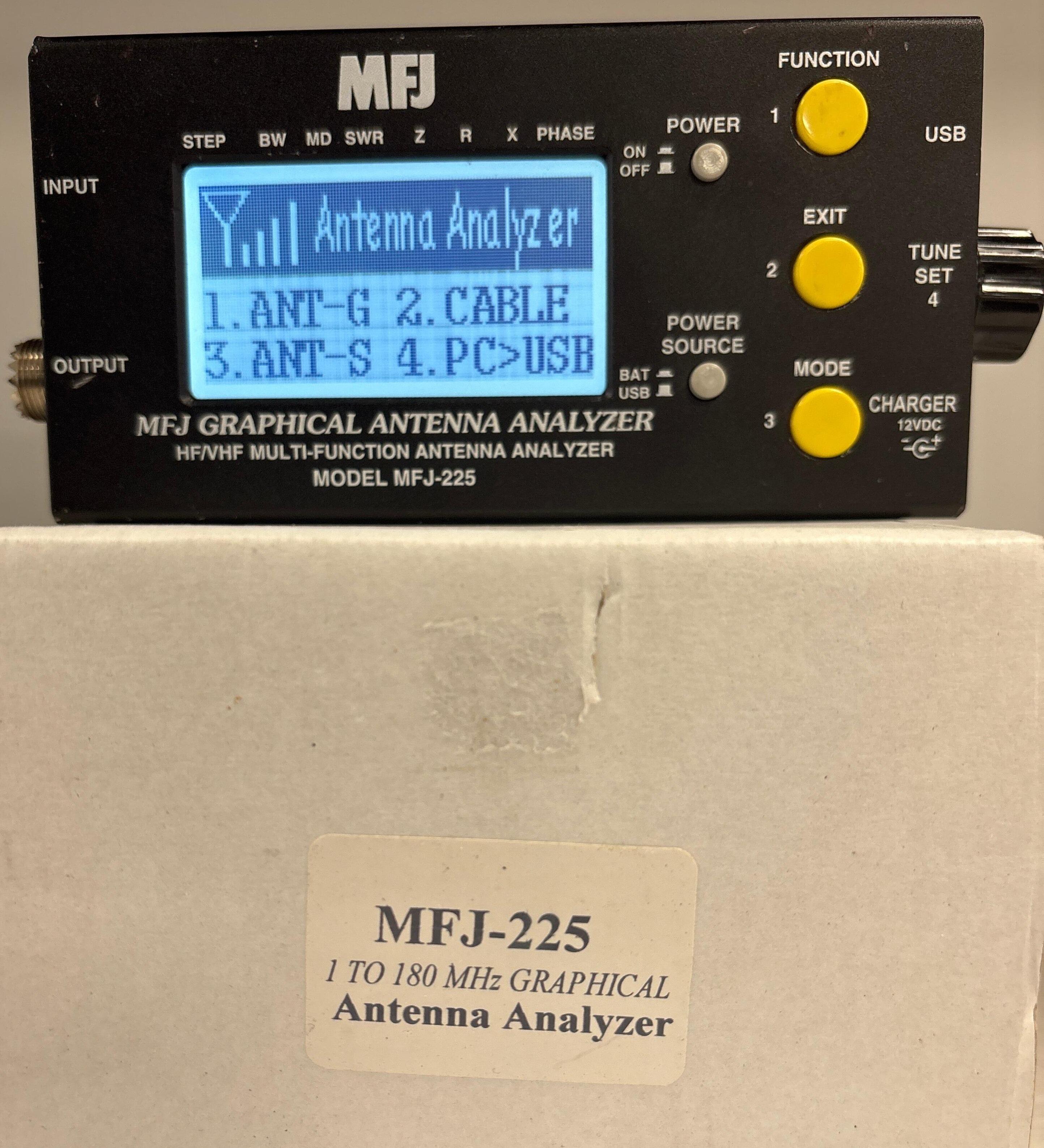 Second Hand Mfj-225 Antenna analyser 1.8 MHz to 170 MHz - Radioworld UK