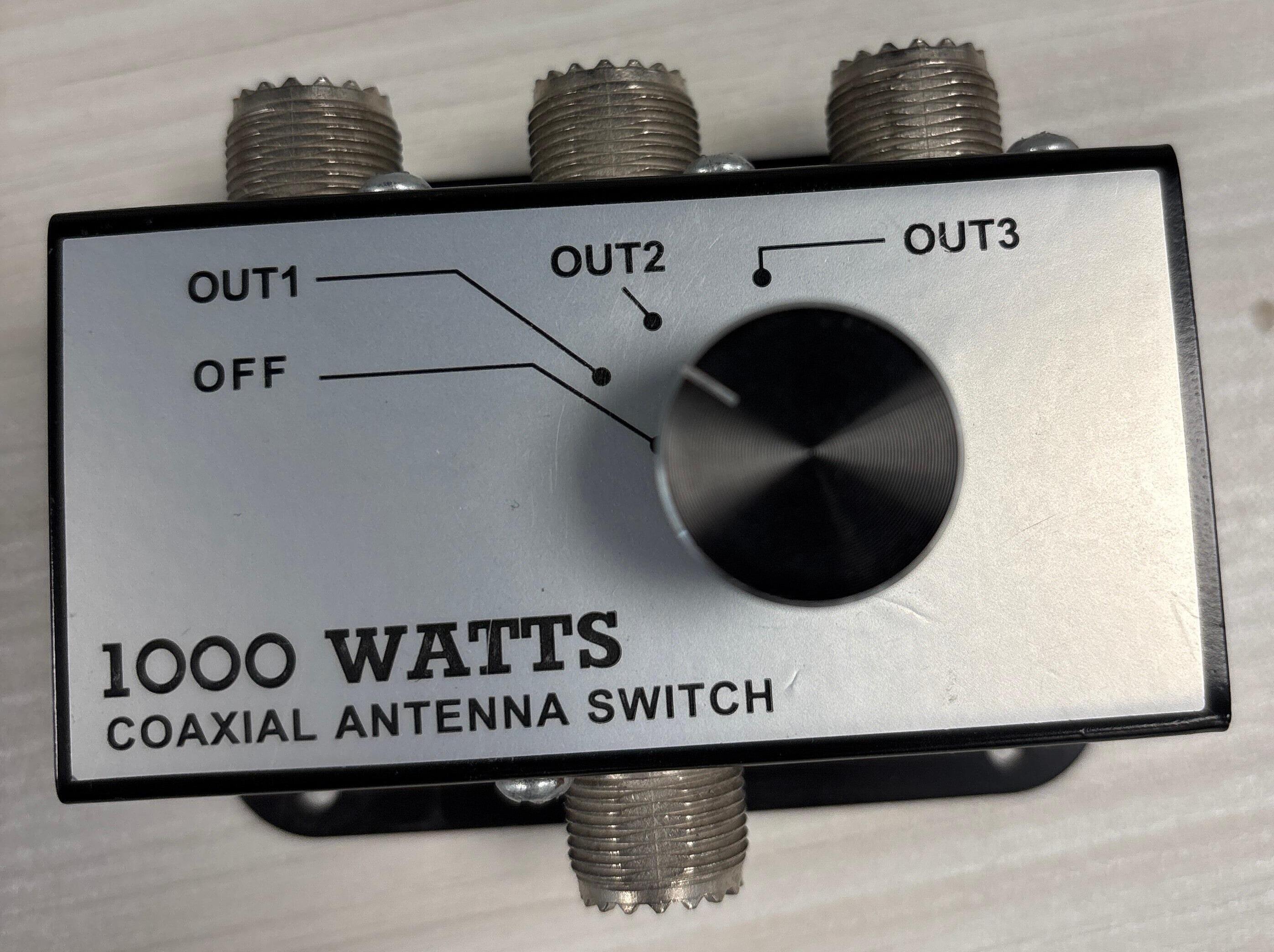 Second-hand old school 3 WAY CB coax switch from Radioworld UK