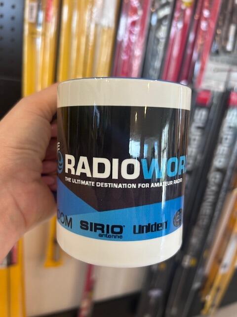 Radioworld UK mug , amateur radio mug , Radioworld UK merchandise
