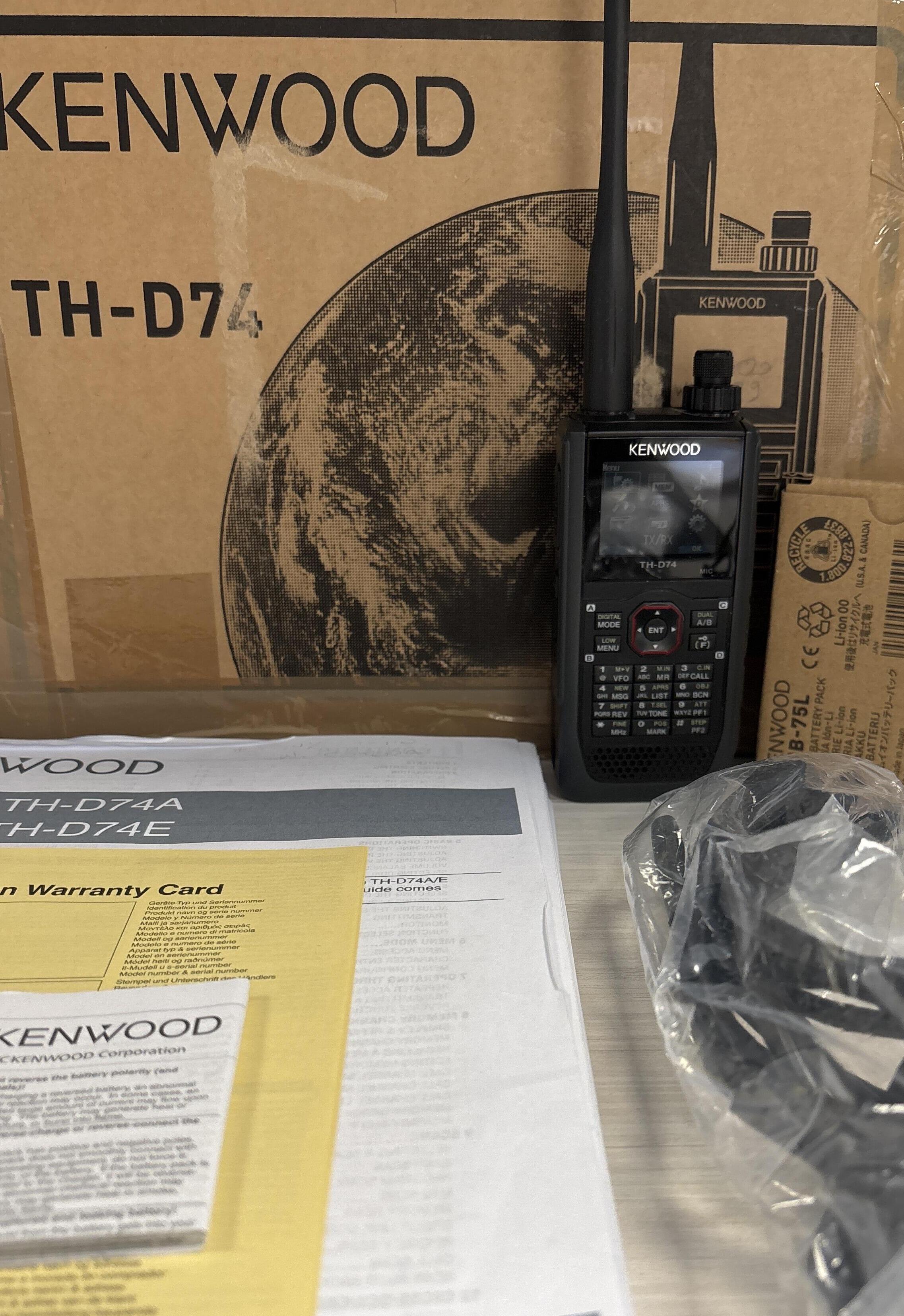 Second Hand Kenwood TH-D74E Dual Band D-STAR Handheld | Radioworld UK