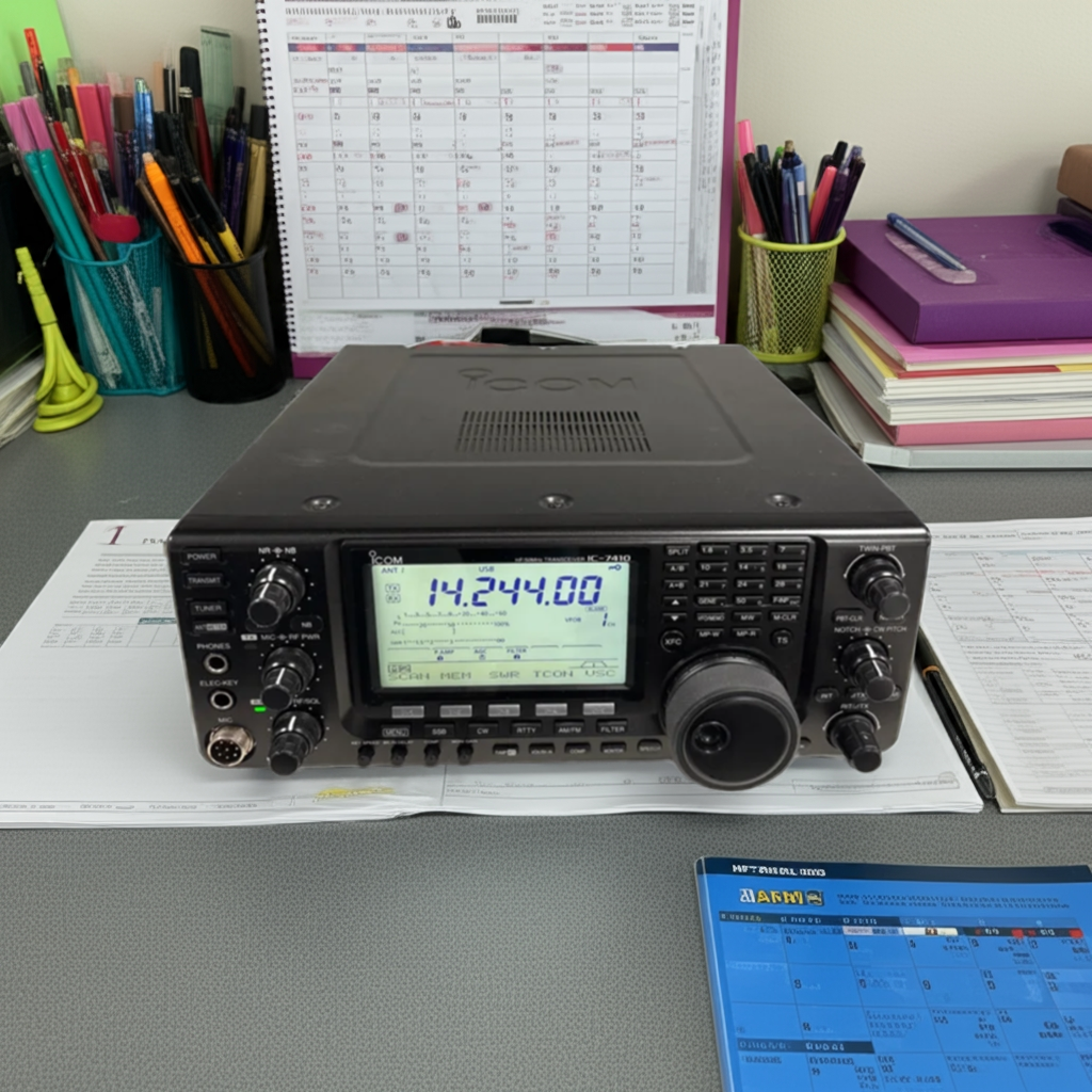 Second Hand Icom IC-7410 HF/6m Transceiver – 100W | Radioworld UK
