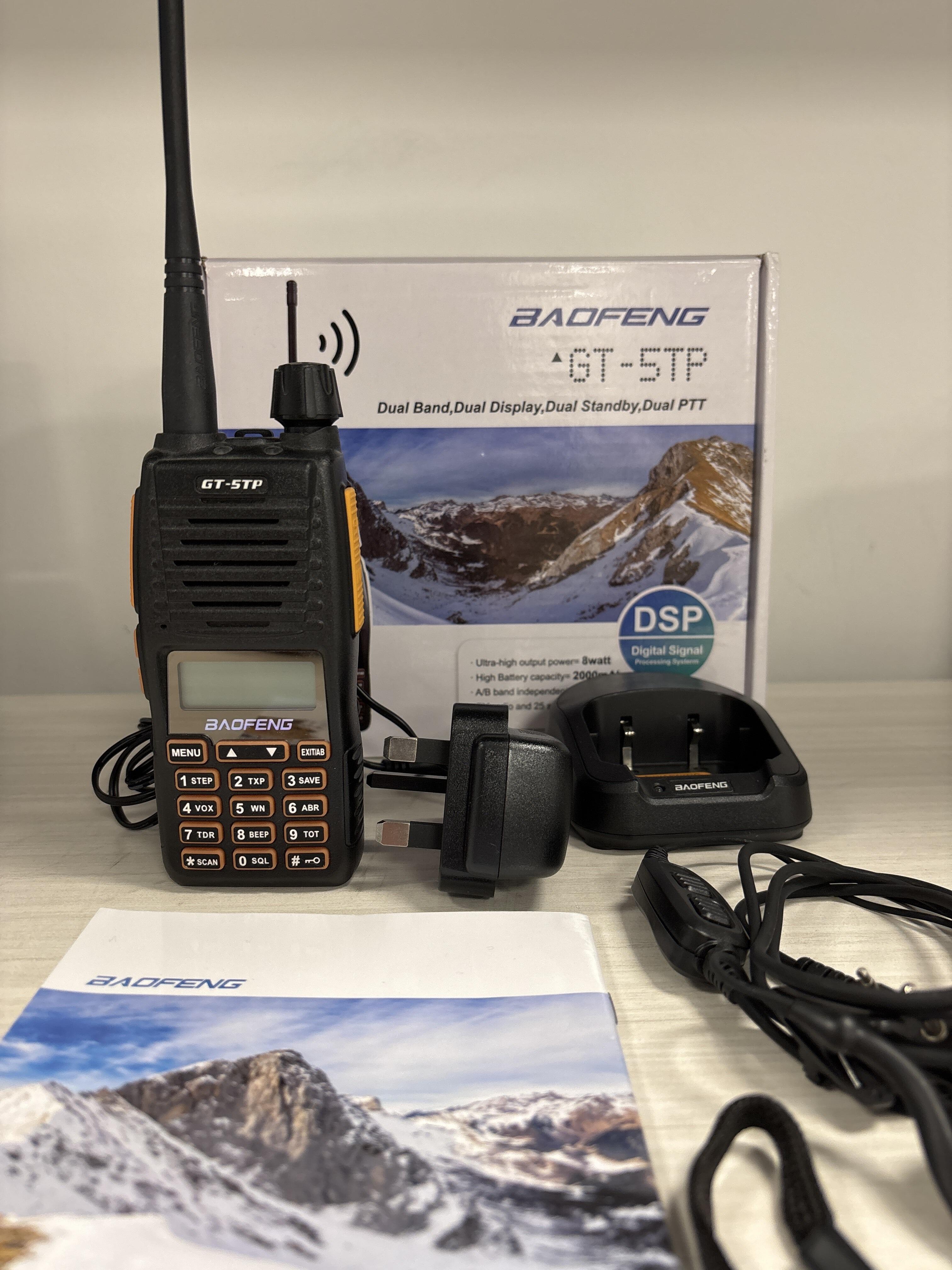 Second Hand “BaoFeng GT-5TP Dual Band 8W Radio | Tri-Power | Radioworld UK”
