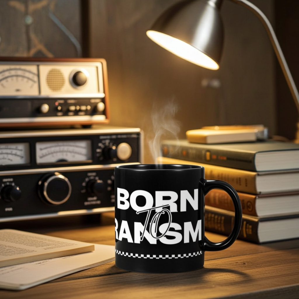 Born to Transmit Ceramic Mug – Ham Radio Gift | Radioworld UK