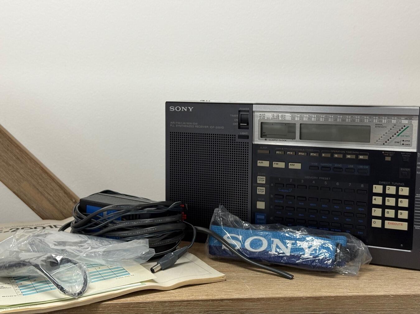 Second Hand Sony ICF-2001D HF/VHF Receiver | Radioworld