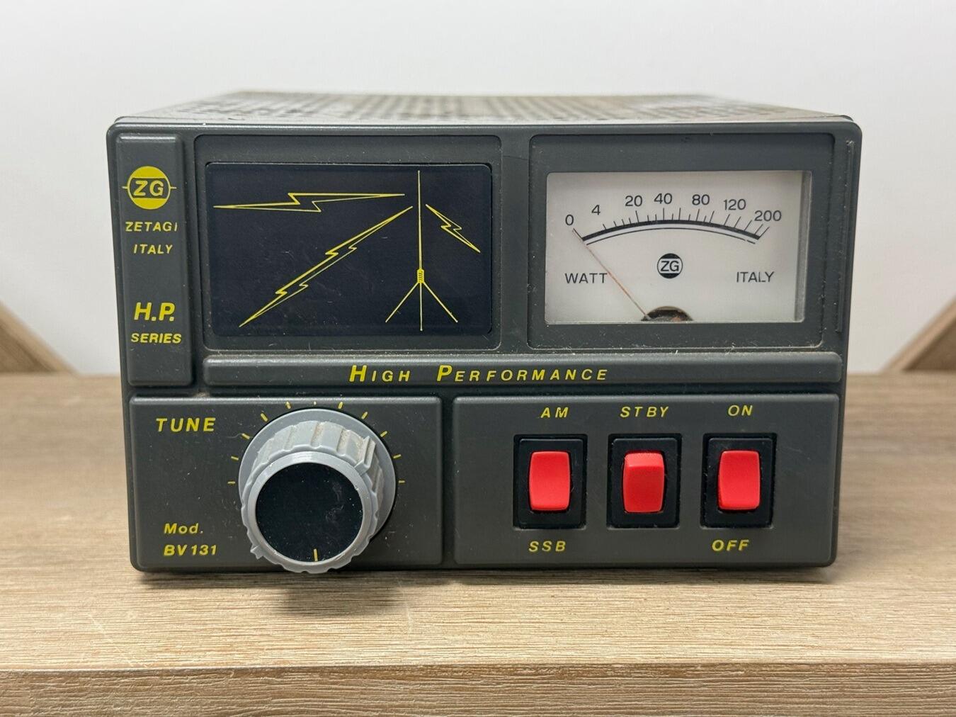 RESCUE RIGS Zetagi BV-131 Linear Amplifier NON WORKING | Radioworld