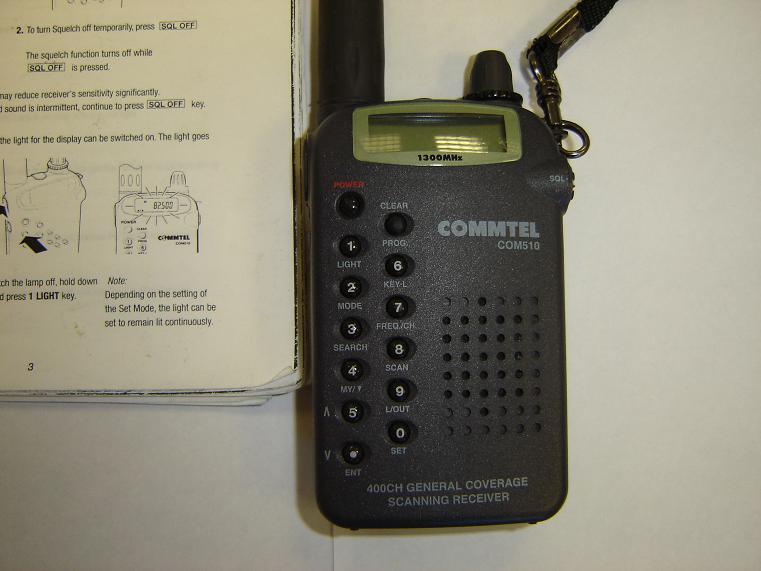 Second Hand Commtel COM510 scanner - radioworld
