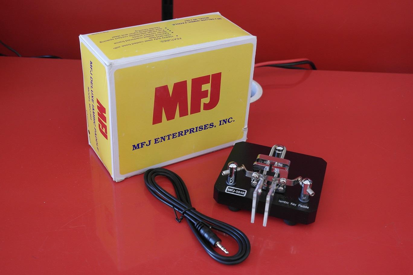 Second Hand MFJ-564 Dual Paddle Morse Key with Black Base - RW UK