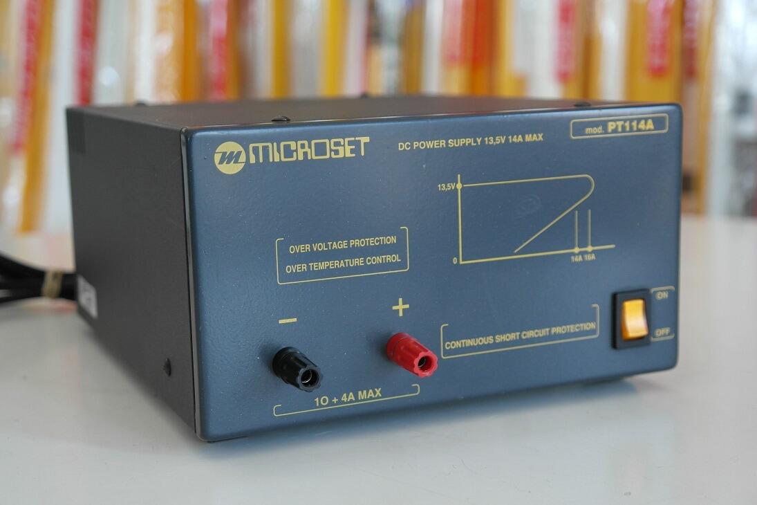 Second Hand Microset PT-110 10 Amp Power Supply - Radioworld UK