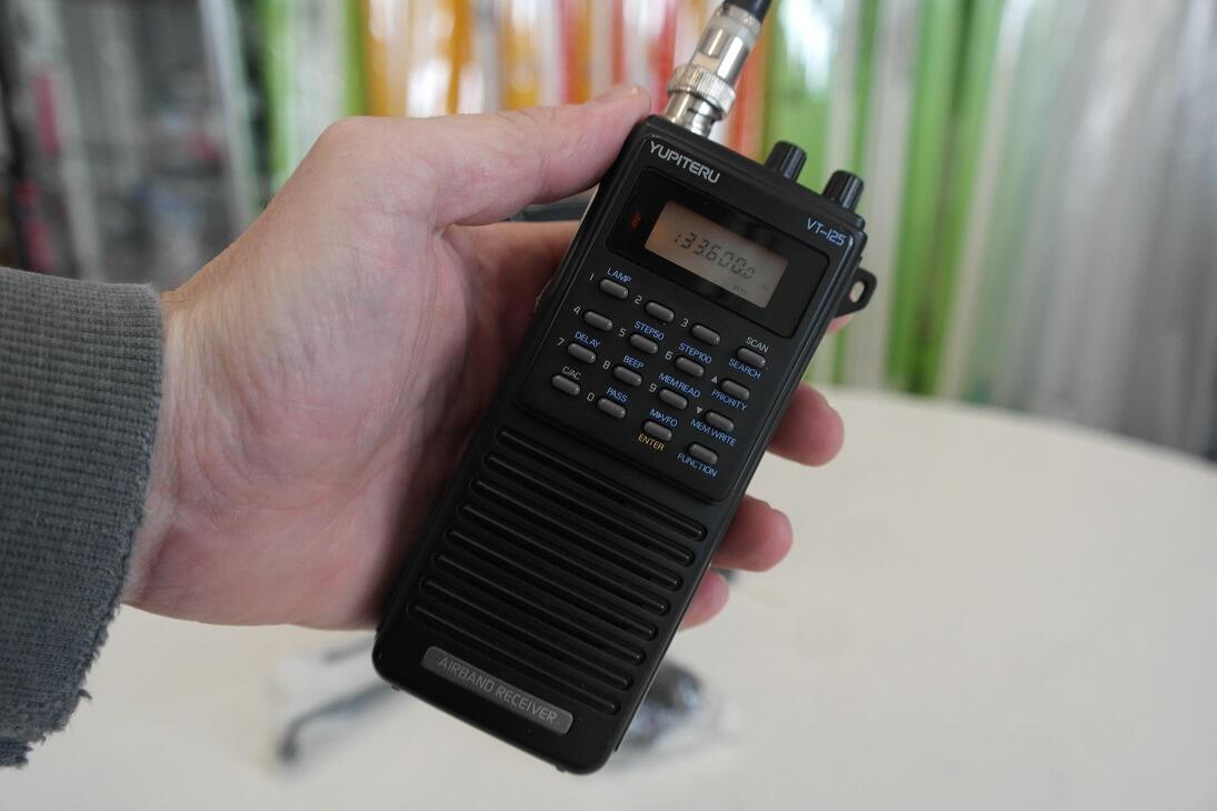 Second Hand Yupiteru VT-125 VHF Airband Handheld Scanner Receiver - Radioworld UK
